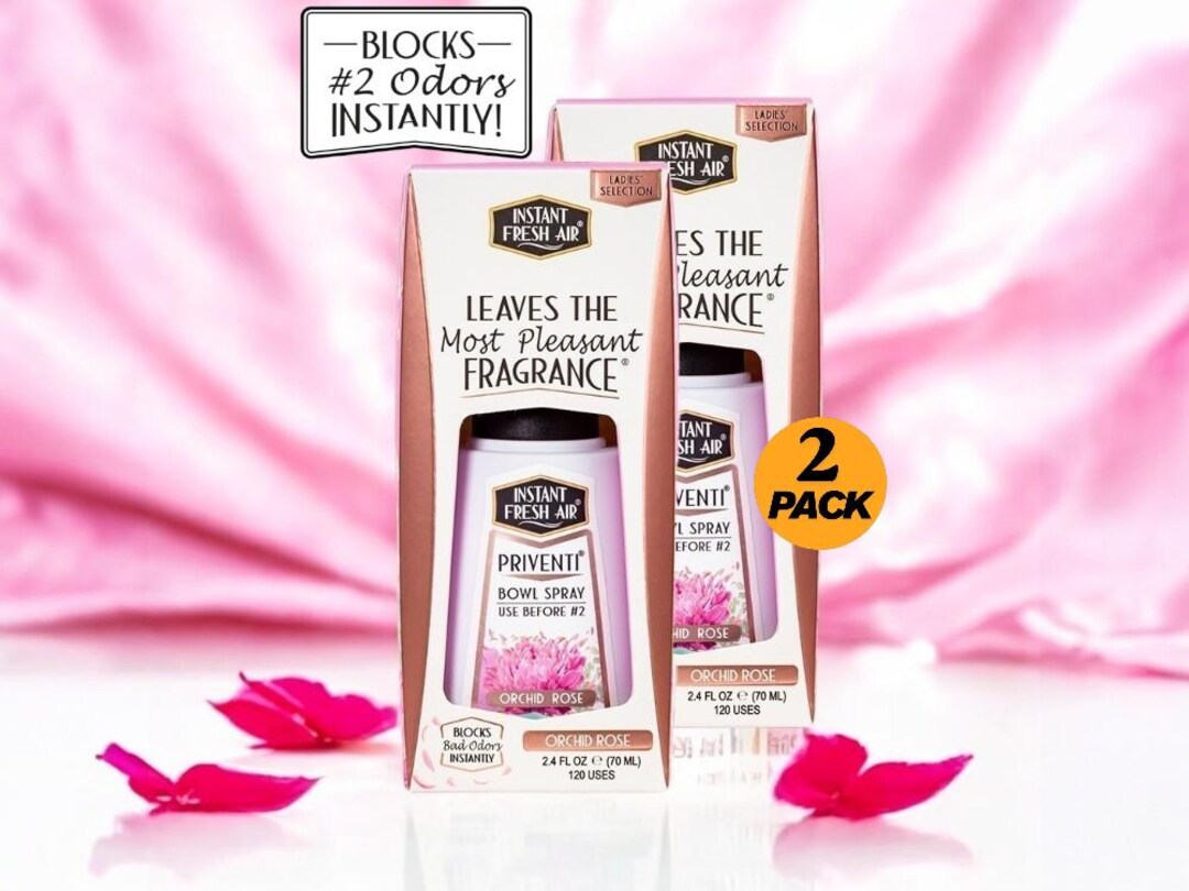 Orchid Rose Toilet Odor Eliminator: Priventi Before-or-after #2 When ...
