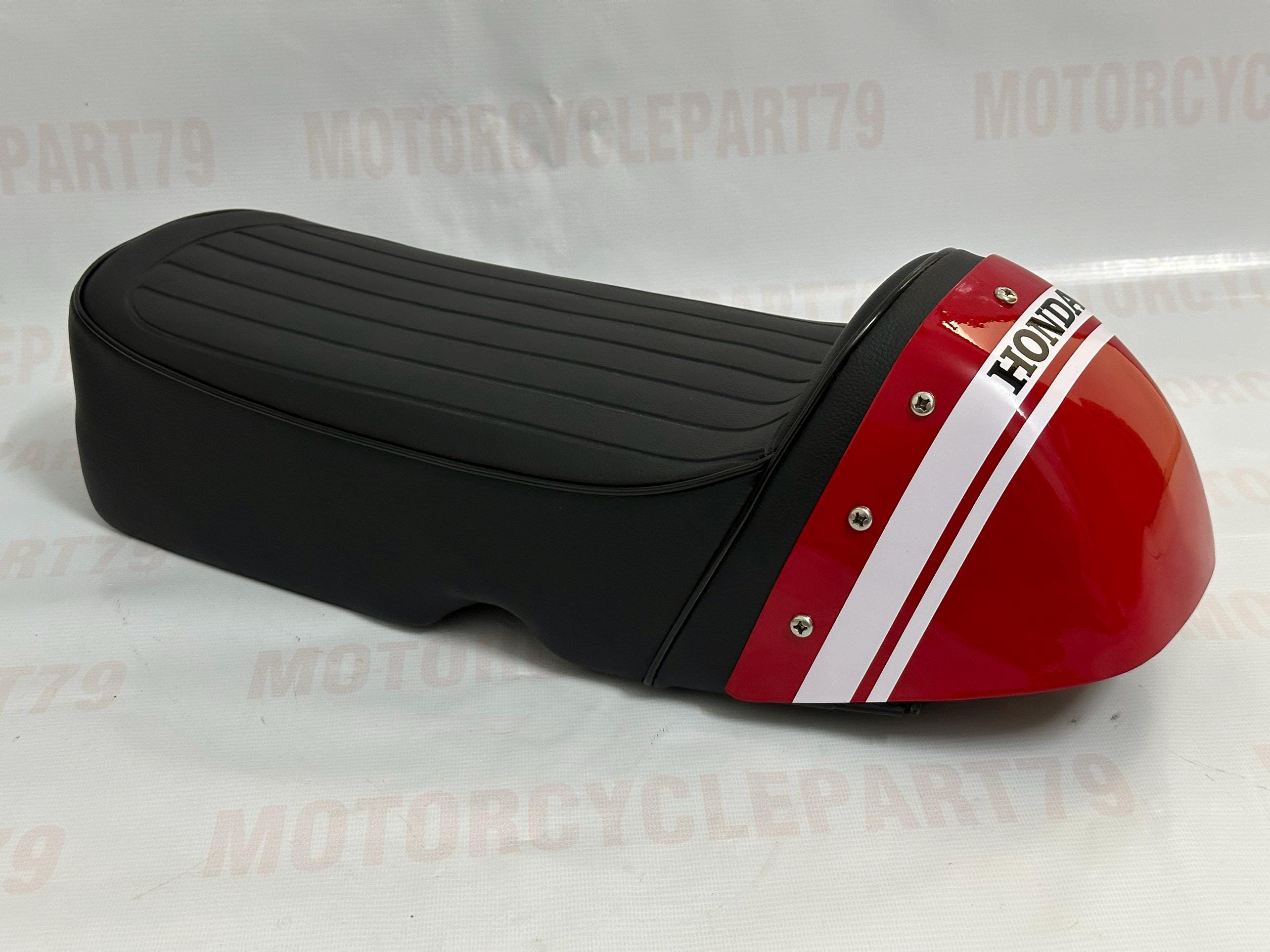 Honda SS50Z SS50 Z Cafe Racer Seat: Red Metal Cowl, New Complete ...