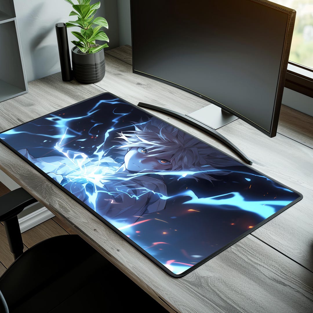 Killua Zoldyck Hunter X Hunter Anime Large Gaming Mouse Pad Premium ...