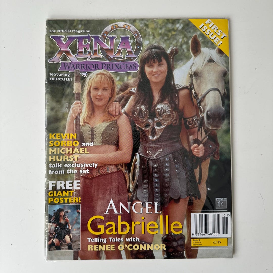 Xena Warrior Princess the Official Magazine 1 Nov 1999 First 1st Issue ...