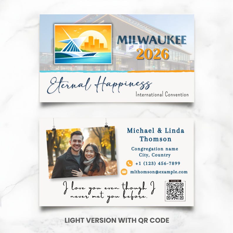 JW International Convention 2026 Milwaukee Contact Cards – Eternal ...