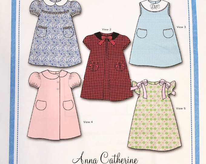 Bonnie Blue Designs 164 Anna Catherine, Classic A-line Dress Pattern ...