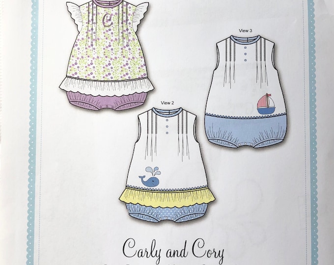 Bubble Sewing Pattern, Bonnie Blue Designs 301 Carly and Cory Baby ...