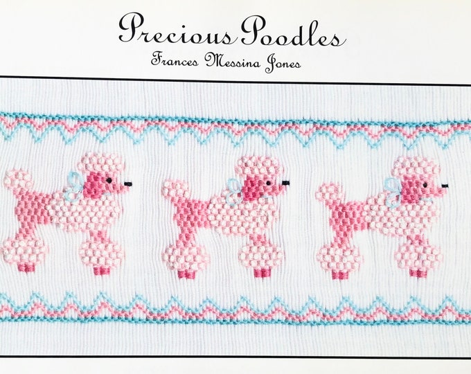 Smocking Plate "precious Poodles" by Frances Messina Jones - Etsy