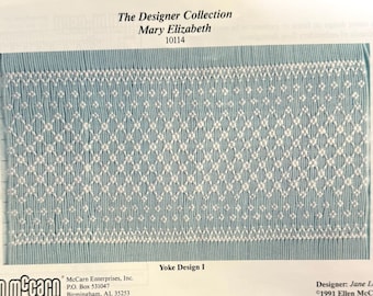 Smocking Plate "bunny Luv” by Ellen Mccarn, Easter Smocking, Bunny ...