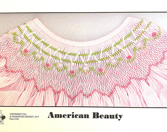 Smocking Plate olivia Kate by Peanut Butter N Jelly Kids - Etsy