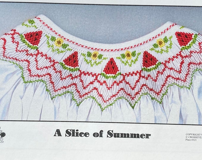 Smocking Plate “olivia Kate” by Peanut Butter N Jelly Kids - Etsy