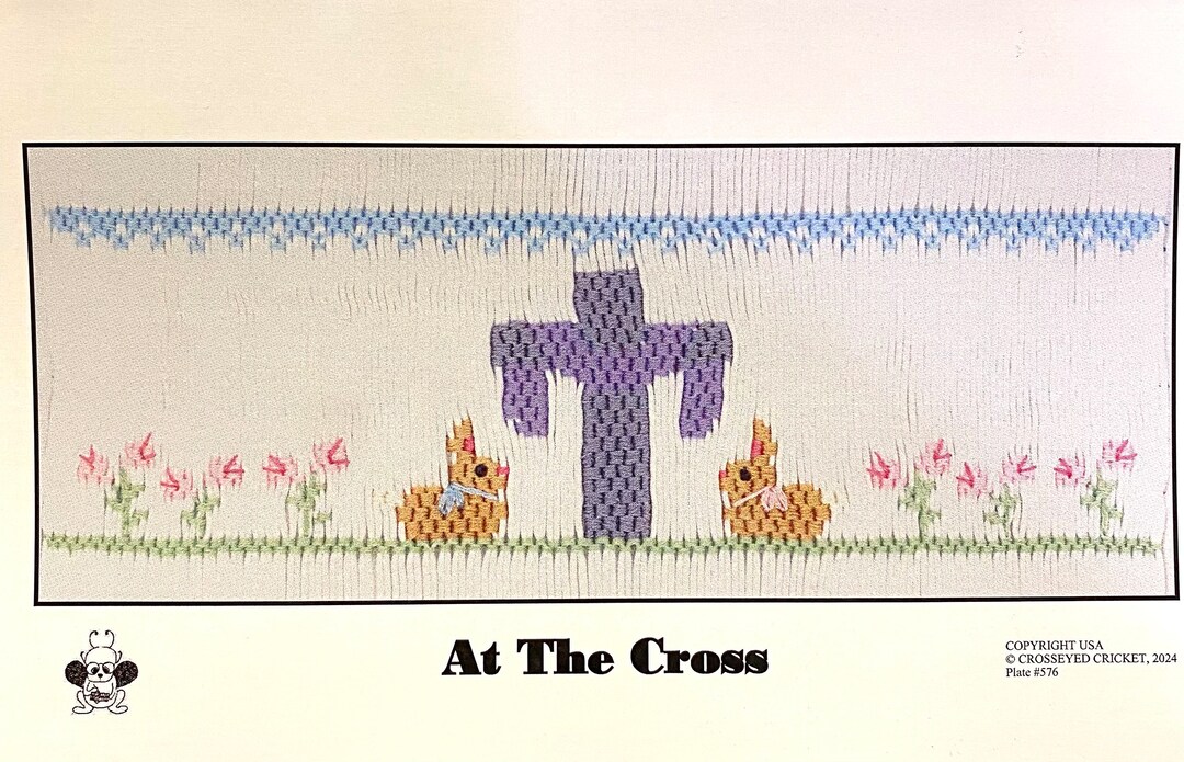 Smocking Plate by Crosseyed Cricket "at the Cross", Easter Smocking ...