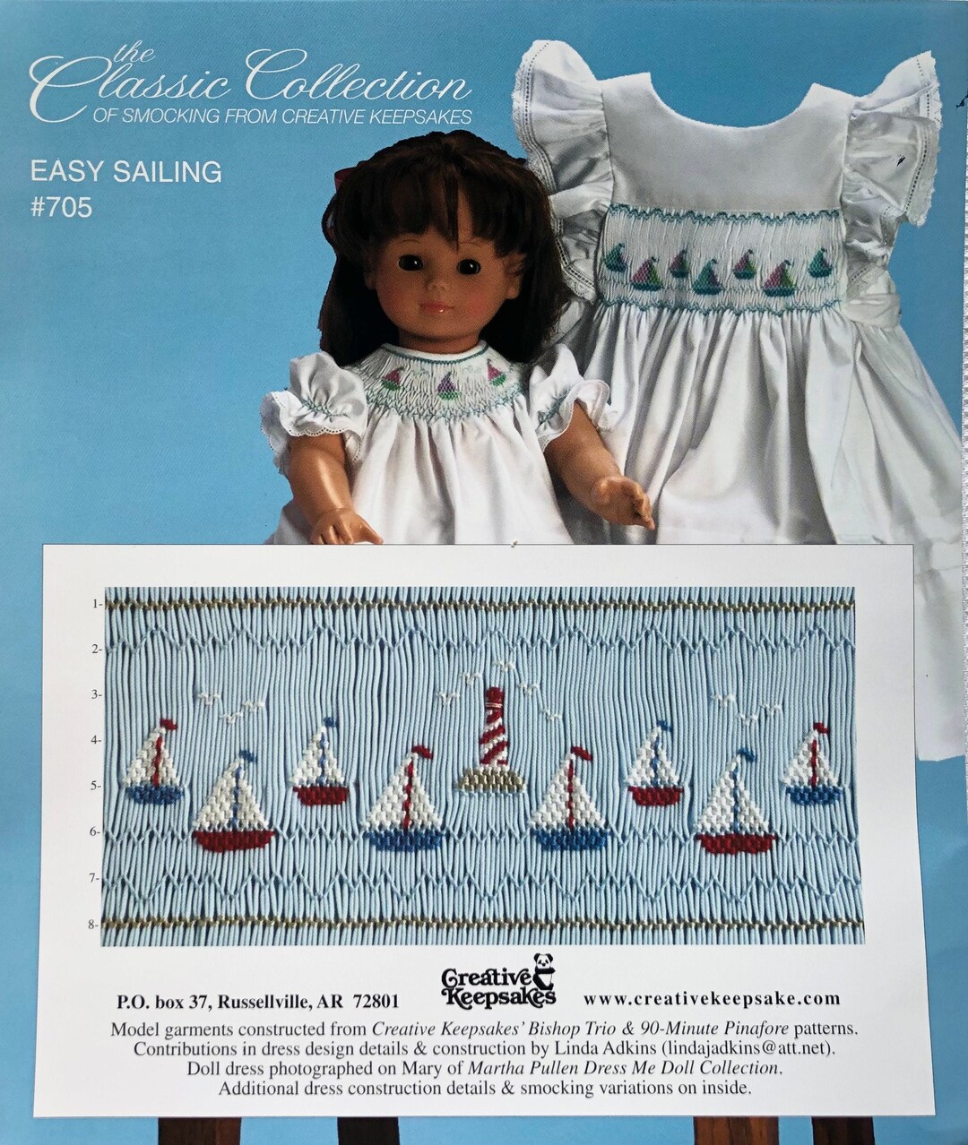 Smocking Plate "easy Sailing" 705 From the Classic Collection Creative ...