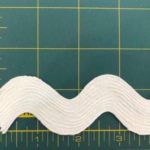 Farmhouse Fabrics Jumbo Rick Rack by the Yardwhite or Powerhouse Pink ...