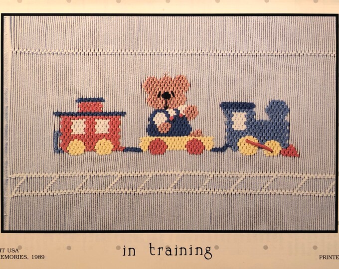 In Training Smocking Plate, Train Smocking, Smocked Train, Little ...