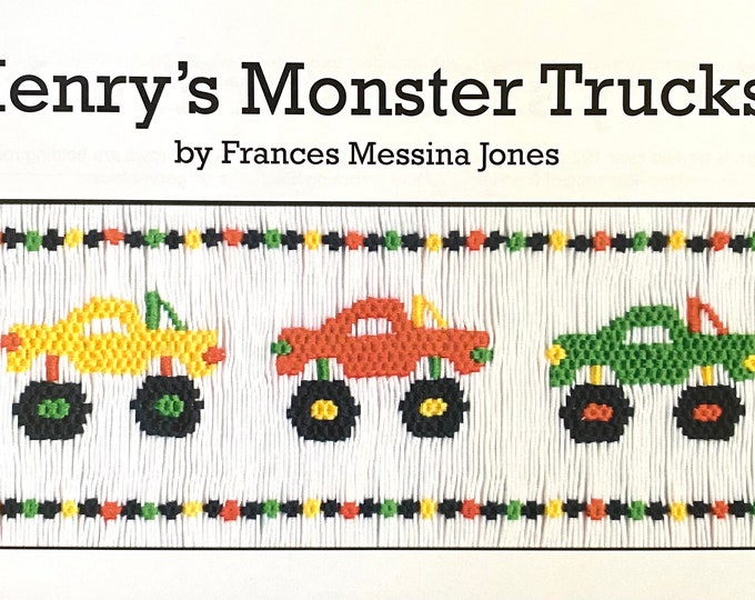 Smocking Plate by Frances Messina Jones “henry’s Monster Trucks ...