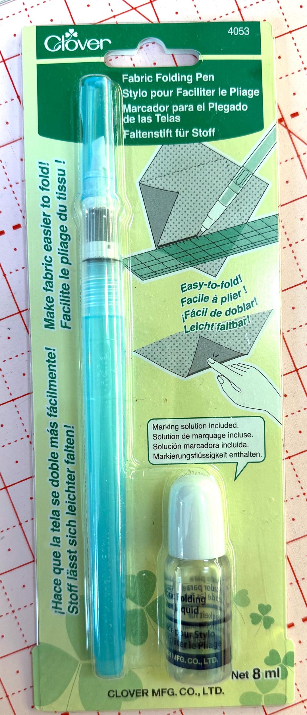 Fabric Folding Pen, Sewing Tool, Clover, Quilting Notion - Etsy