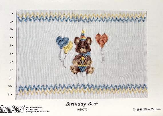 Birthday Smocking Plates