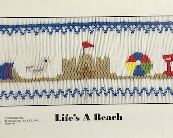 Smocking Plate by Crosseyed Cricket Go Tigers - Etsy