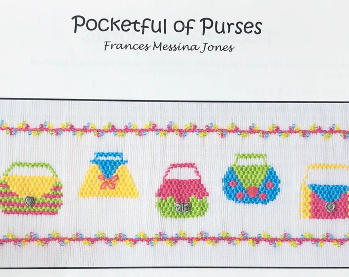 Smocking Plate pocketful of Purses by Frances Messina Jones - Etsy