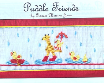 Puddle Friends Smocking Design Plate by Frances Messina Jones - Etsy
