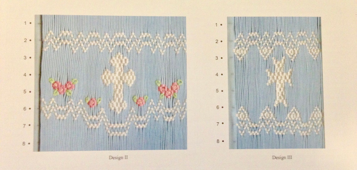 Smocking Plate crosses by Ellen Mccarn | Etsy