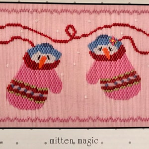Little Memories "mitten Magic" Smocking Plate - Etsy
