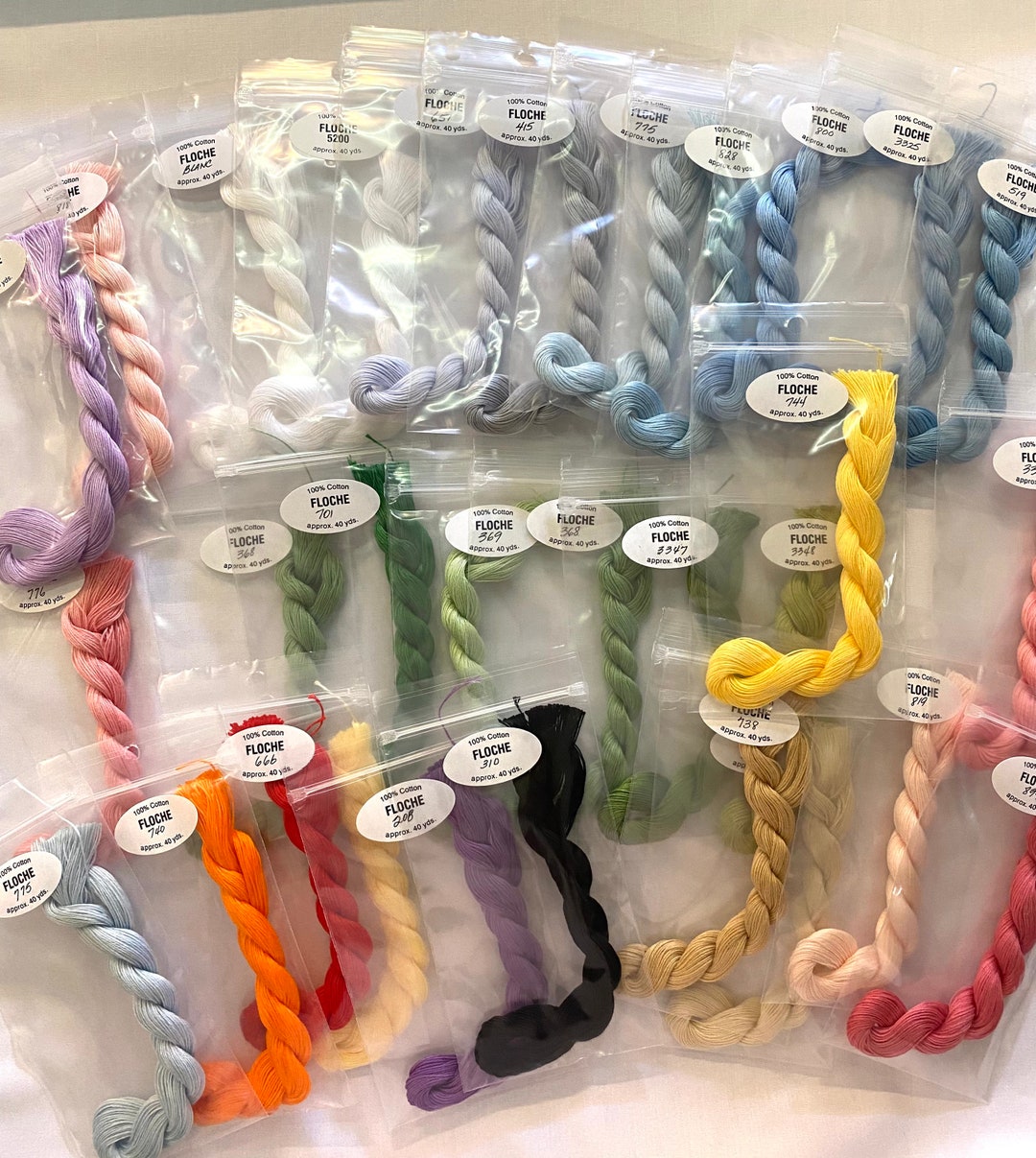 Floche Embroidery Floss by Wendy Schoen, Embroidery Thread, Smocking ...