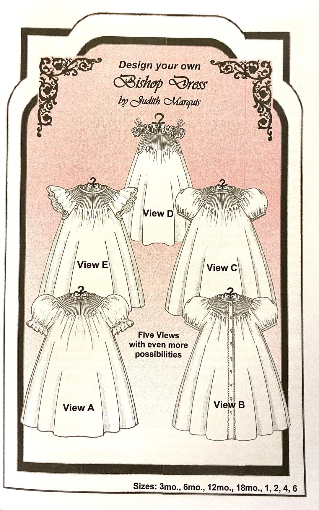 Design Your Own Bishop Dress by Judith Marquis Sewing Pattern, Bishop ...