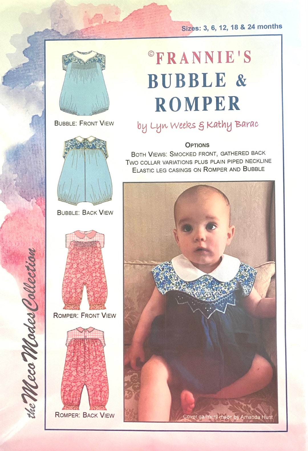 Bubble Sewing Pattern, Meco Modes Frannie Bubble and Romper Sewing ...