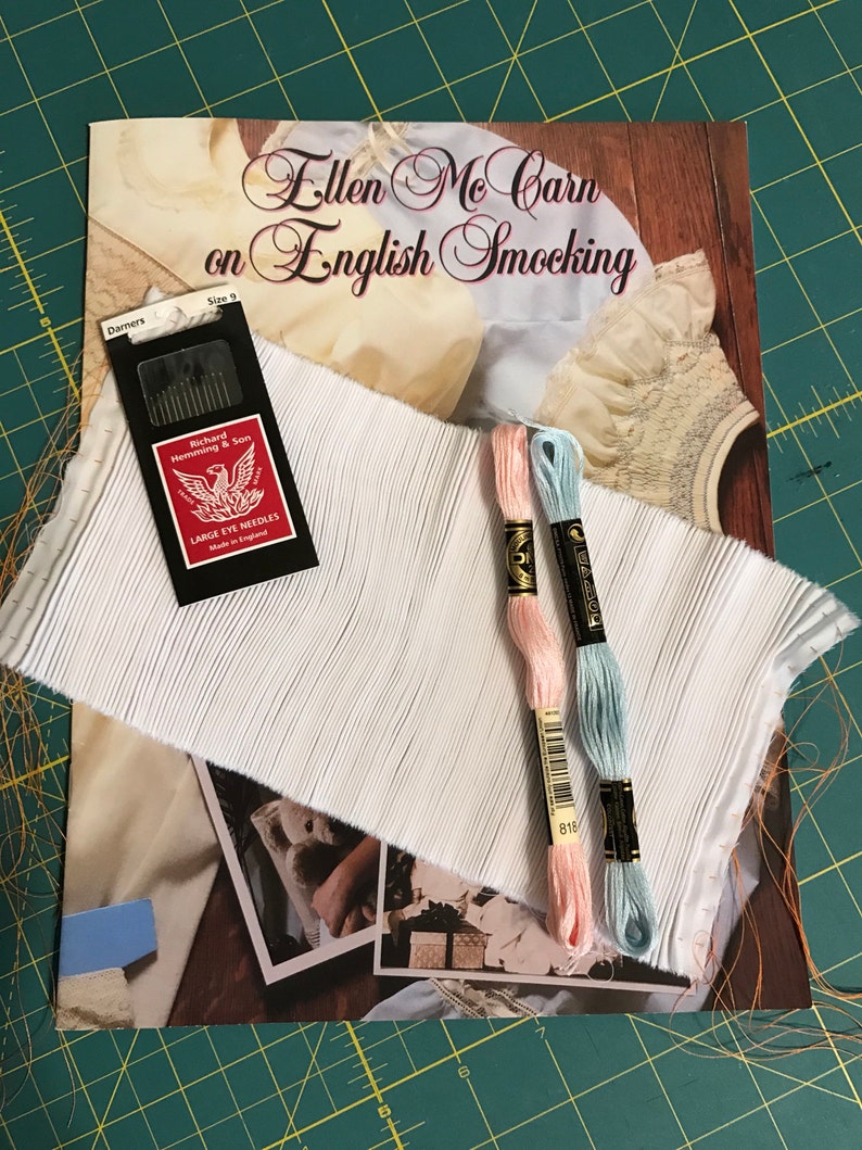 Learn to Smock Kit With Ellen Mccarn on English Smocking Book | Etsy