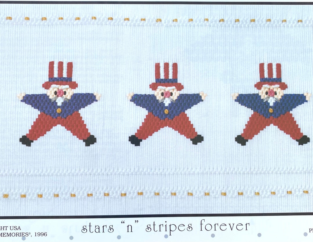 Smocking Plate “stars and Stries Forever” by Little Memories, July ...