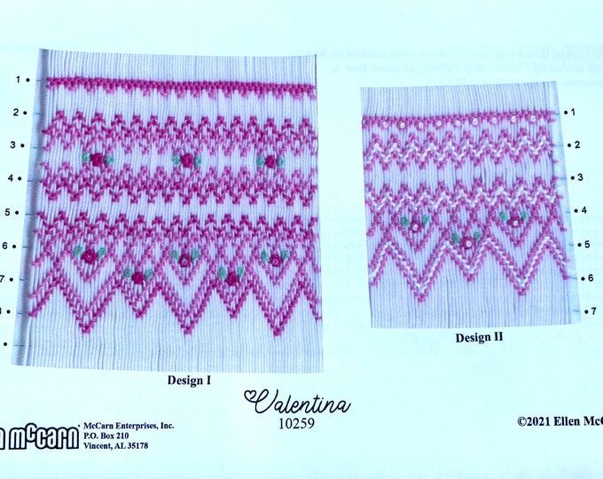 Smocking Plate "bunny Luv” by Ellen Mccarn, Easter Smocking, Bunny ...