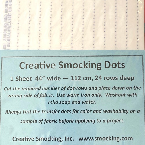 Smocking/pleating Dots - Etsy