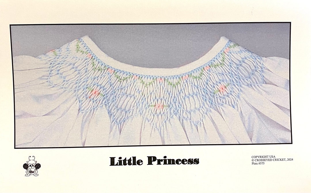 Little Princess Bishop Smocking Plate: Baby Dress Pattern (paper ...