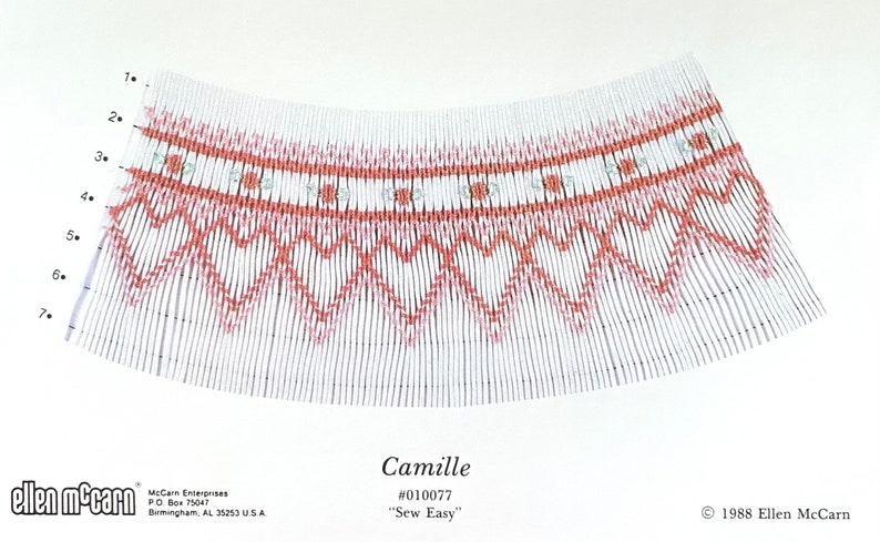 Smocking Plate camille by Ellen Mccarn, Bishop Smocking, Simple ...