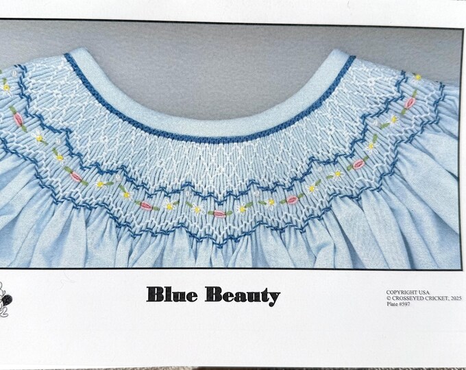 Holly Berry Bishop Smocking Plate - Christmas Pattern (paper Pattern ...