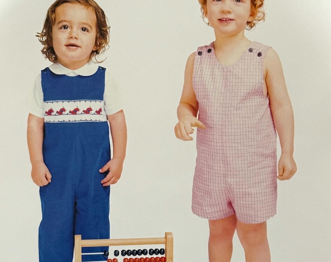 Primrose Lane “reagan” Boy’s Romper Pattern Newborn to 18 Months, Boys ...