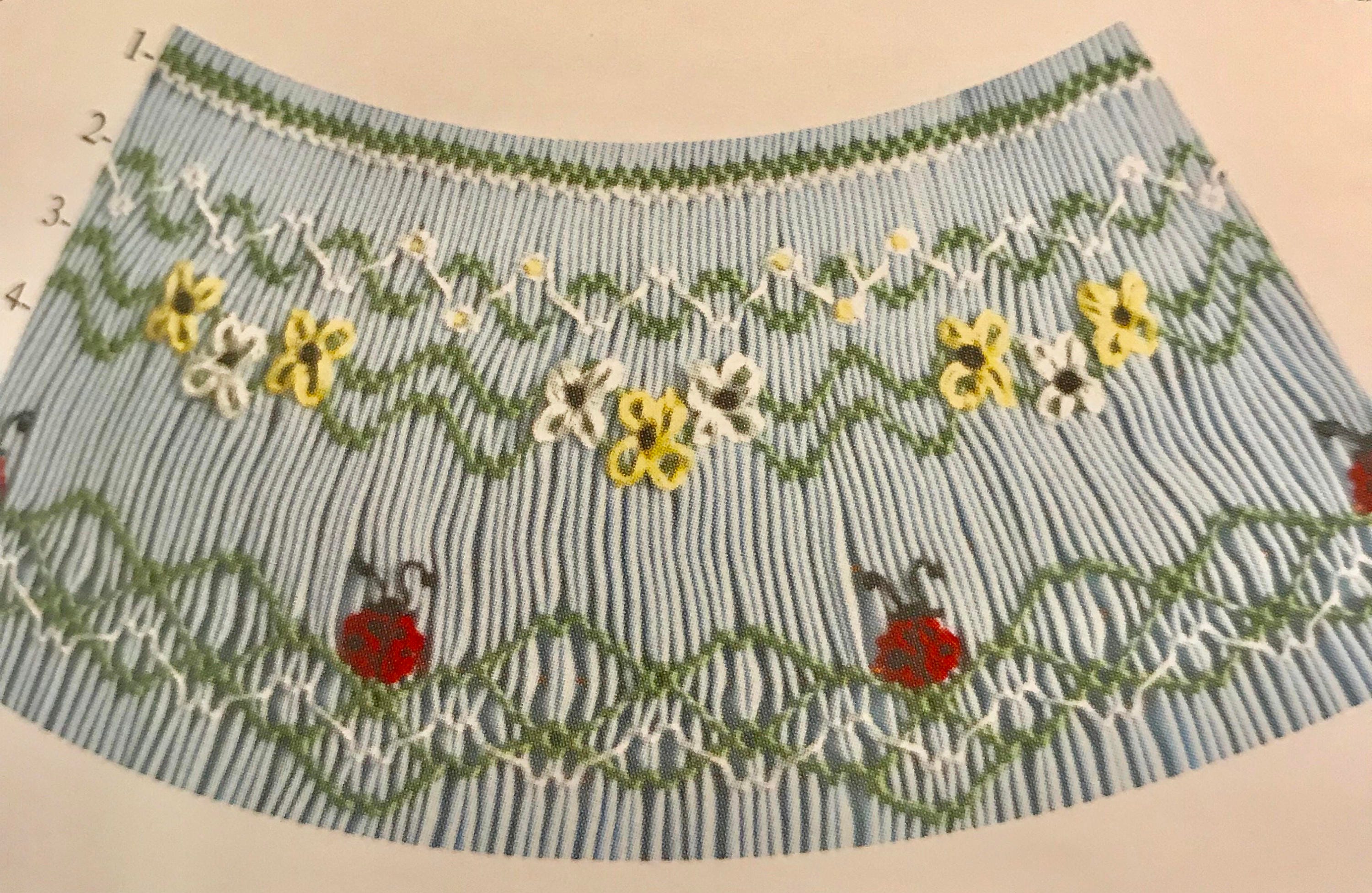 Smocking Plate babybugs & Butterflies by Creative - Etsy