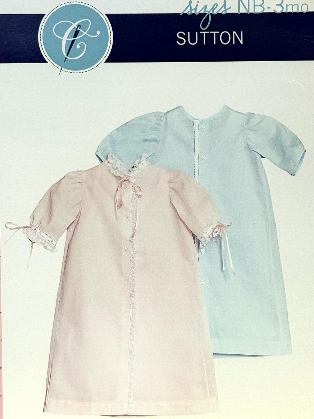 Sutton Baby Daygown Pattern: Newborn to 3 Months by Childrens Corner - Etsy