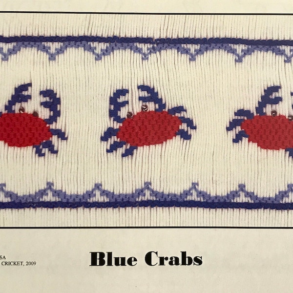 Crab Smocking - Etsy