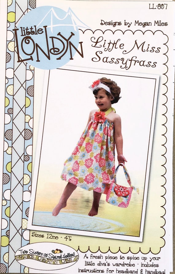 Sundress Sewing Pattern for Girls Little Londyn Little Miss | Etsy