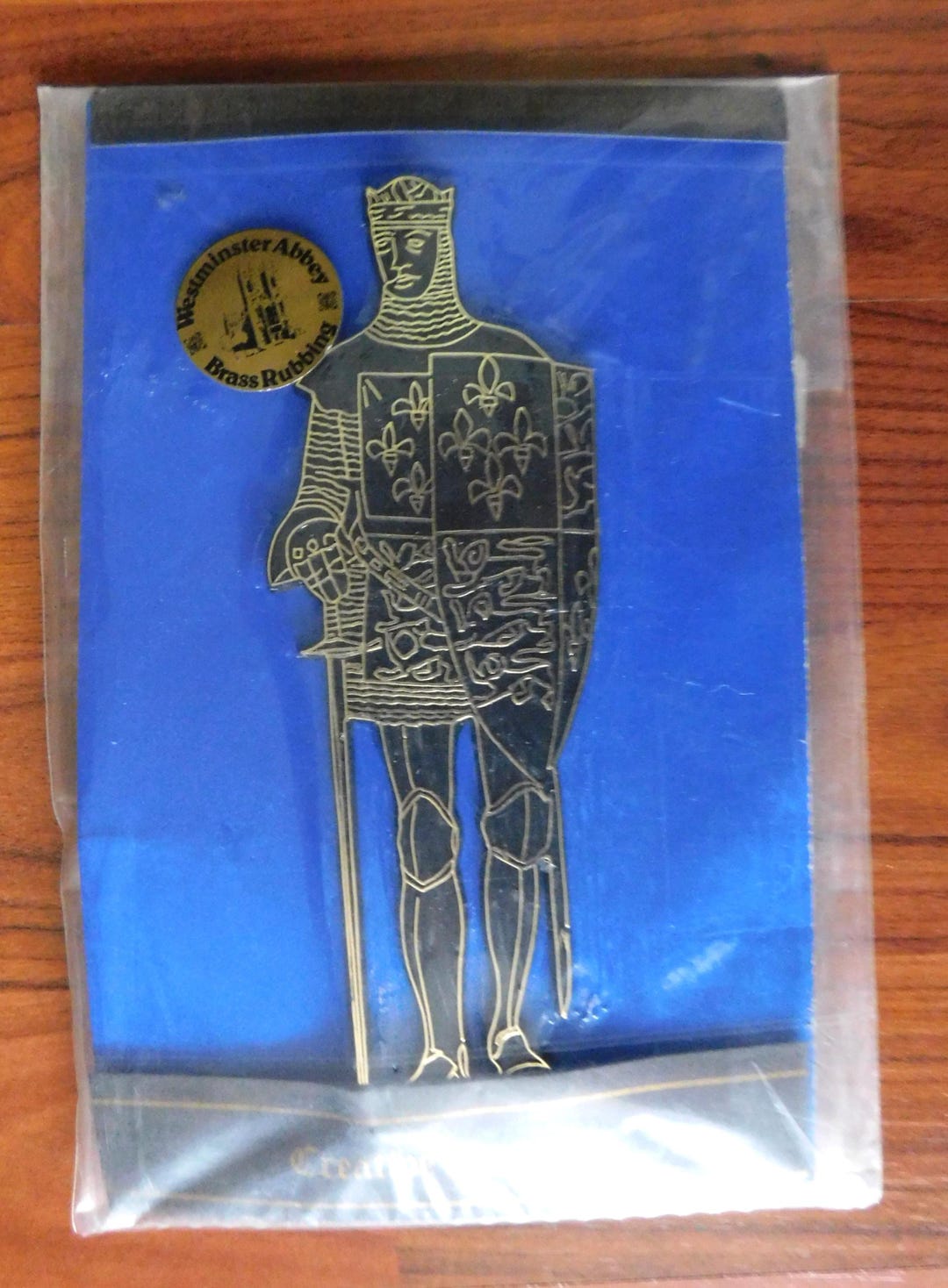 1978 the Black Prince Edward Medieval Knight Make Your Own Brass ...