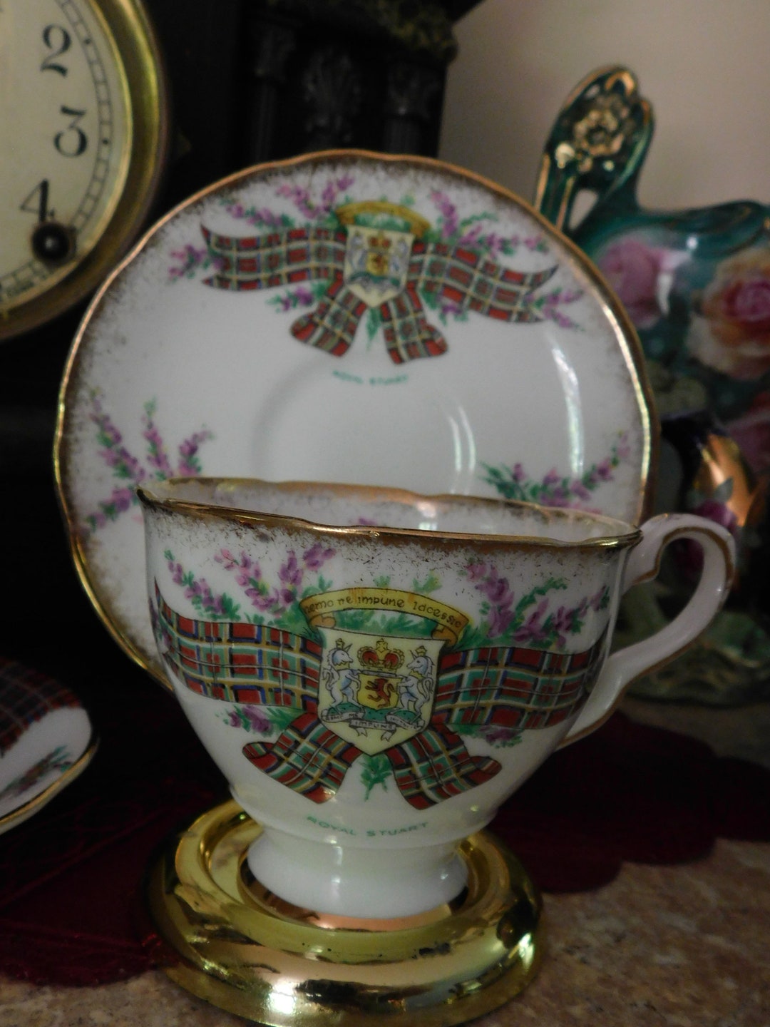 Royal Stuart Clan Heraldry Crest Motto Tartan Royal Stafford - Etsy