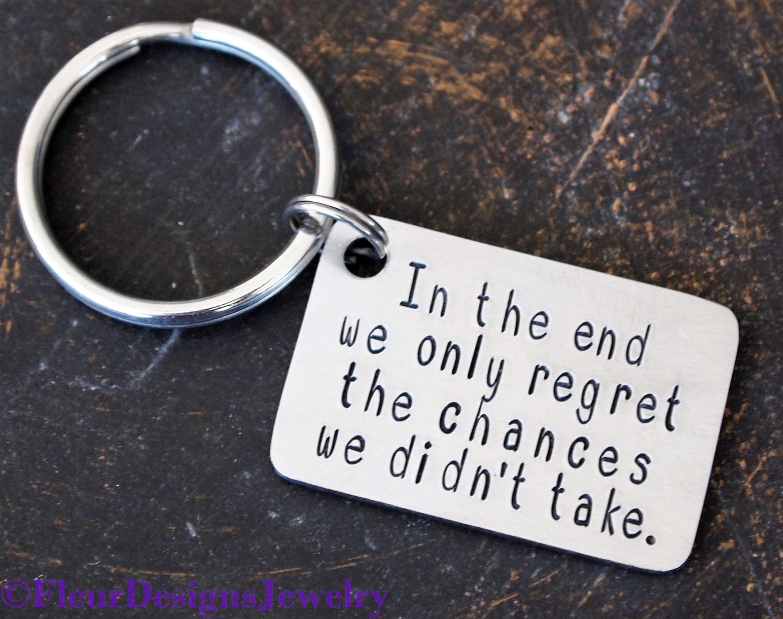 Custom Key Chain Personalized Key Chain Custom Message - Etsy