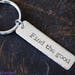 Find the Good- Stamped Keychain, Positive Message Key Chain ...