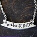 Be KIND- Necklace, Be Kind Motivational Necklace, Be Kind Charm ...