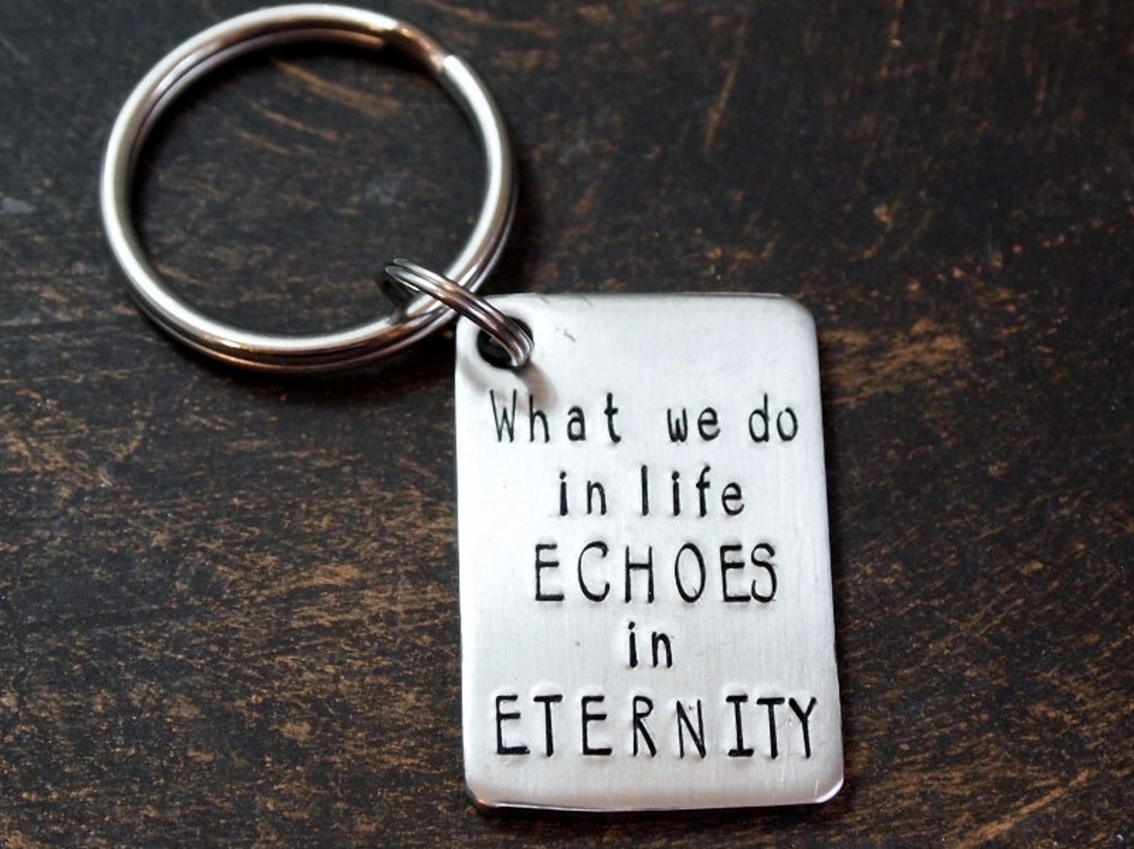 Custom Key Chain Personalized Key Chain Custom Message - Etsy