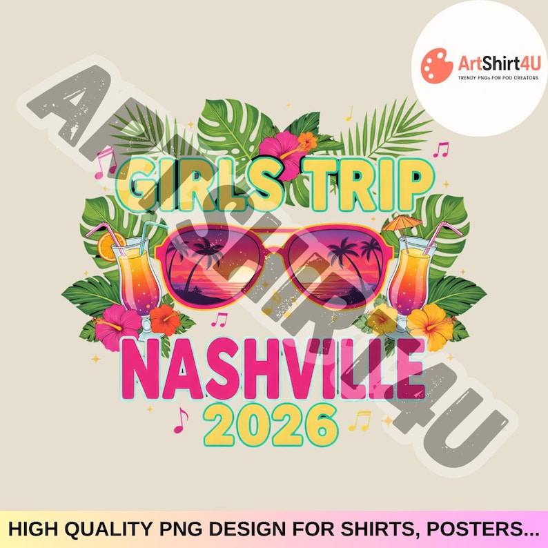 Girls Trip 2026 PNG , Womens Weekend Vacation Design , Matching Group ...