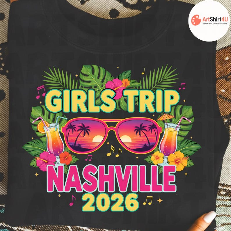 Girls Trip 2026 PNG , Womens Weekend Vacation Design , Matching Group ...