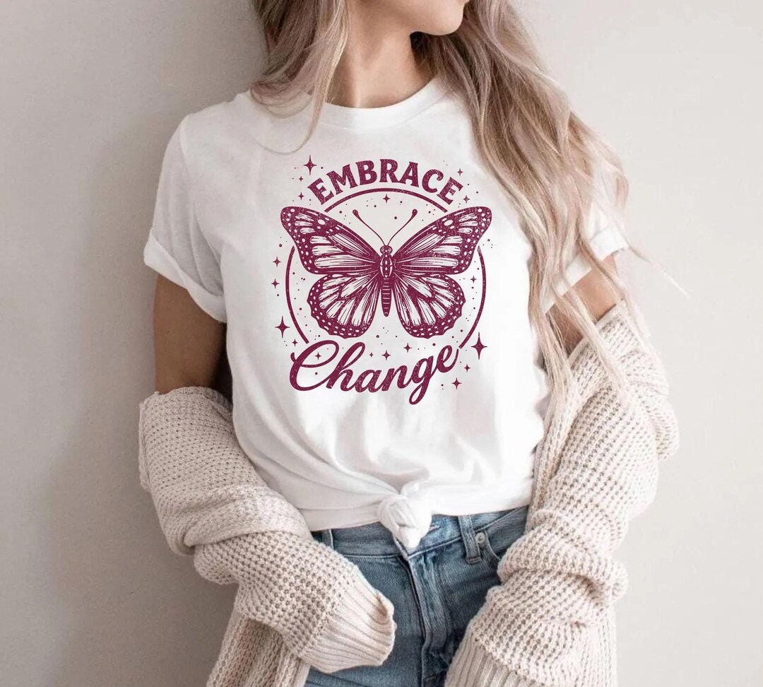 Embrace Change SVG PNG, Life Transitions, Personal Growth, Overcoming ...