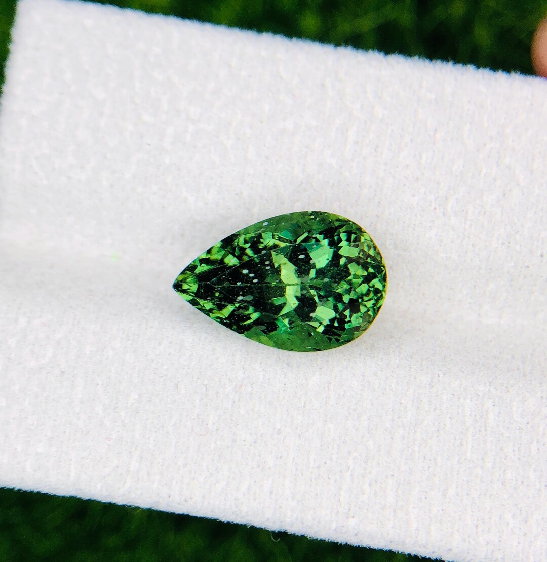 Extremely Rare Gemstone,5.69 Ct Madagascar Moroxite, Green Apatite - Etsy