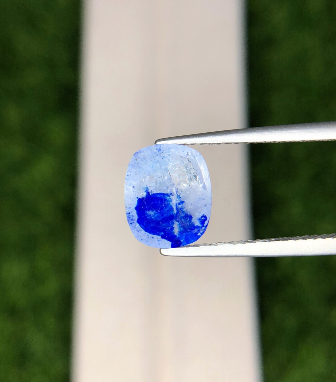 Rare 2.29 Ct Afghan Lazurite ( Razuraito ) Trapped in Fluorescent ...