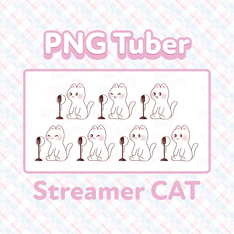 Cute Pngtuber Model, Cat Pngtuber Premade Model, Veadotube Model ...
